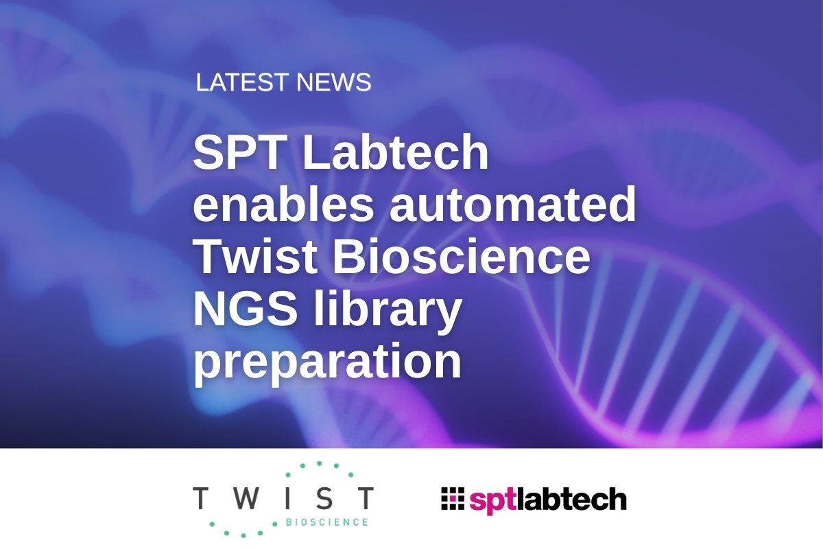 SPT Labtech enables automated Twist Bioscience NGS library preparation workflows on firefly platform